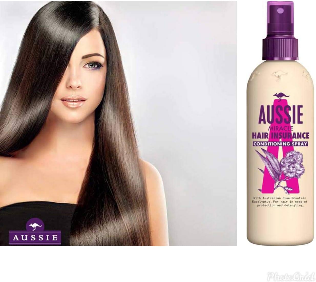 Aussie Miracle Hair Insurance Detangler Spray 250ml with Austrialian ...
